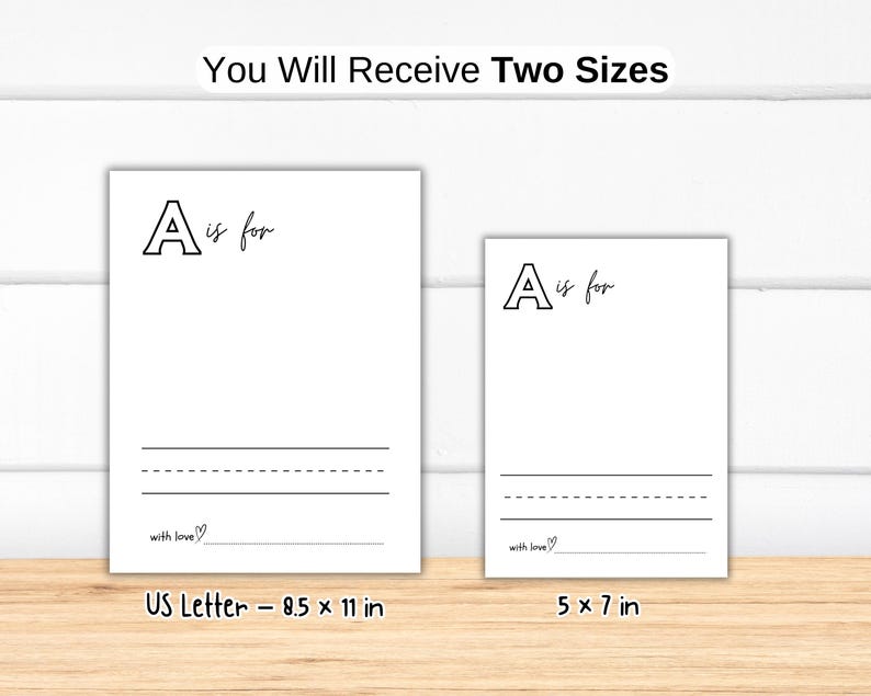Blank Alphabet Book, Baby's First ABC Book, Baby's First Alphabet Book ...