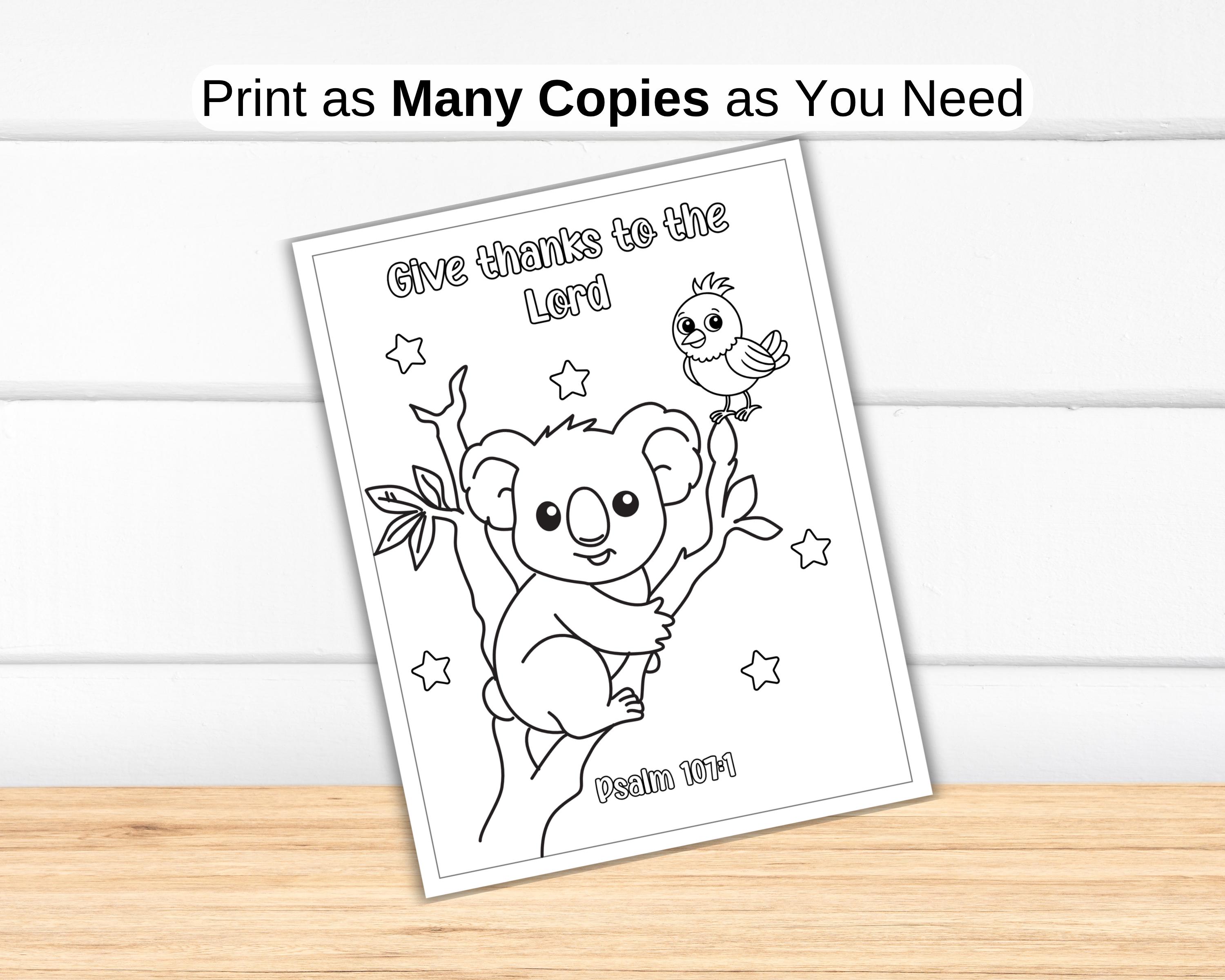 Christian Bible Printable Activity, Sunday School Coloring Pages ...