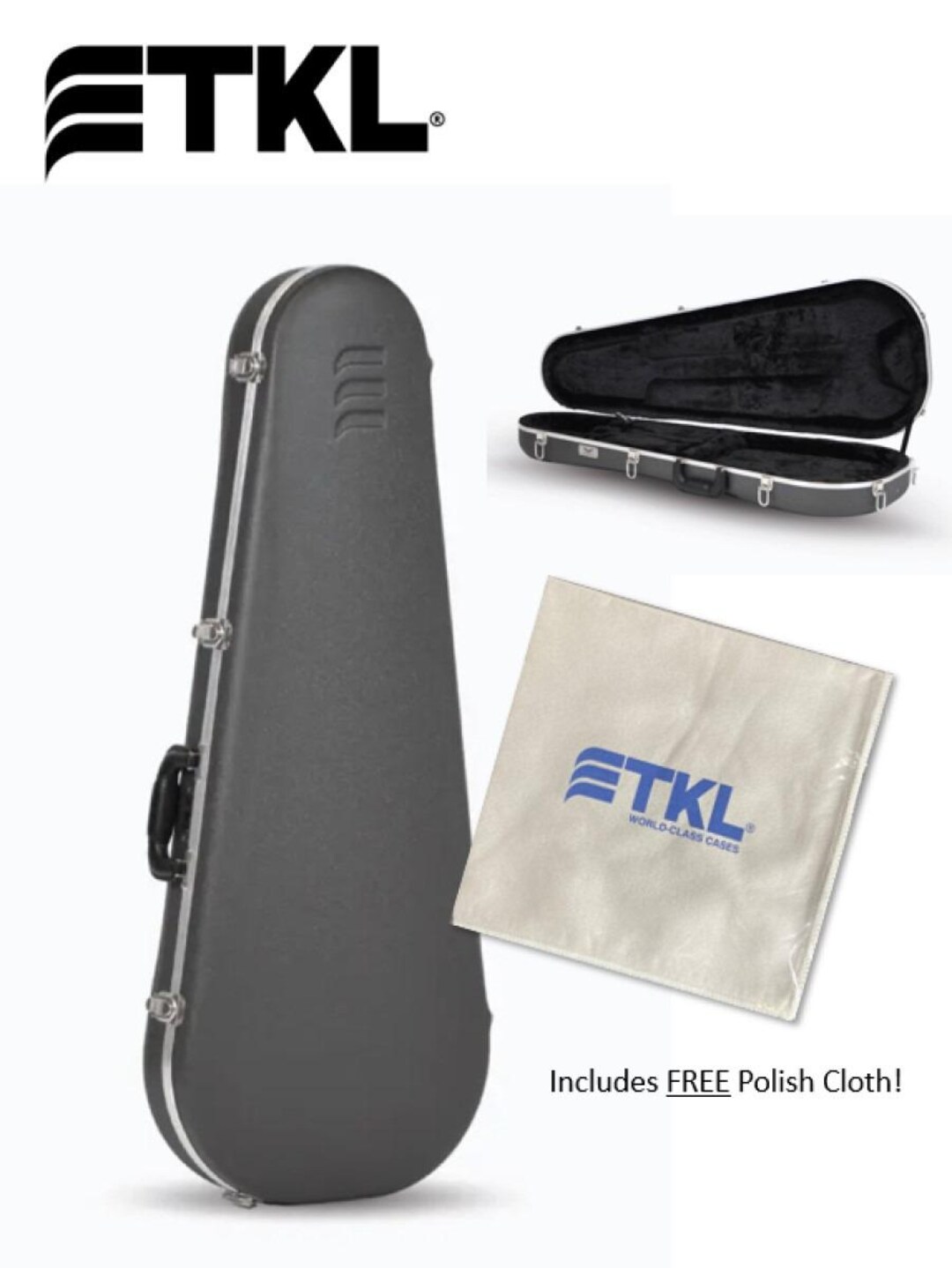 TKL Vectra® 3.1 Form-fit Les Paul® Style Molded Case Titanium W/free ...