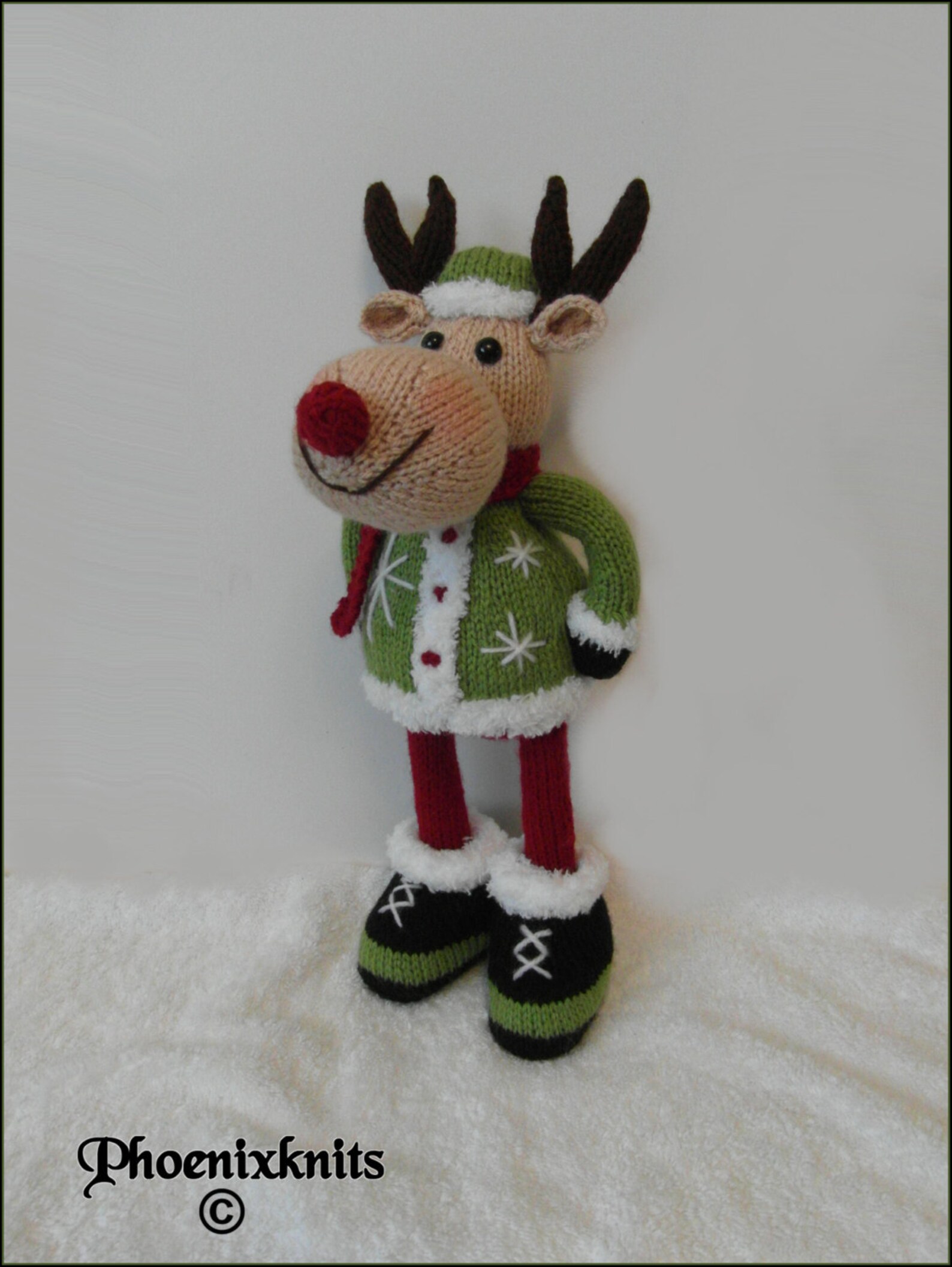 Rowan Reindeer Pattern Only Immediatedownload | Etsy