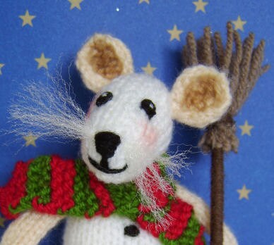 Snow Mice Knitted Toy Mice Pattern Only IMMEDIATE DOWNLOAD | Etsy