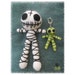 Knitted Mummy Voodoo Doll and Key Ring : Pattern Only IMMEDIATE ...