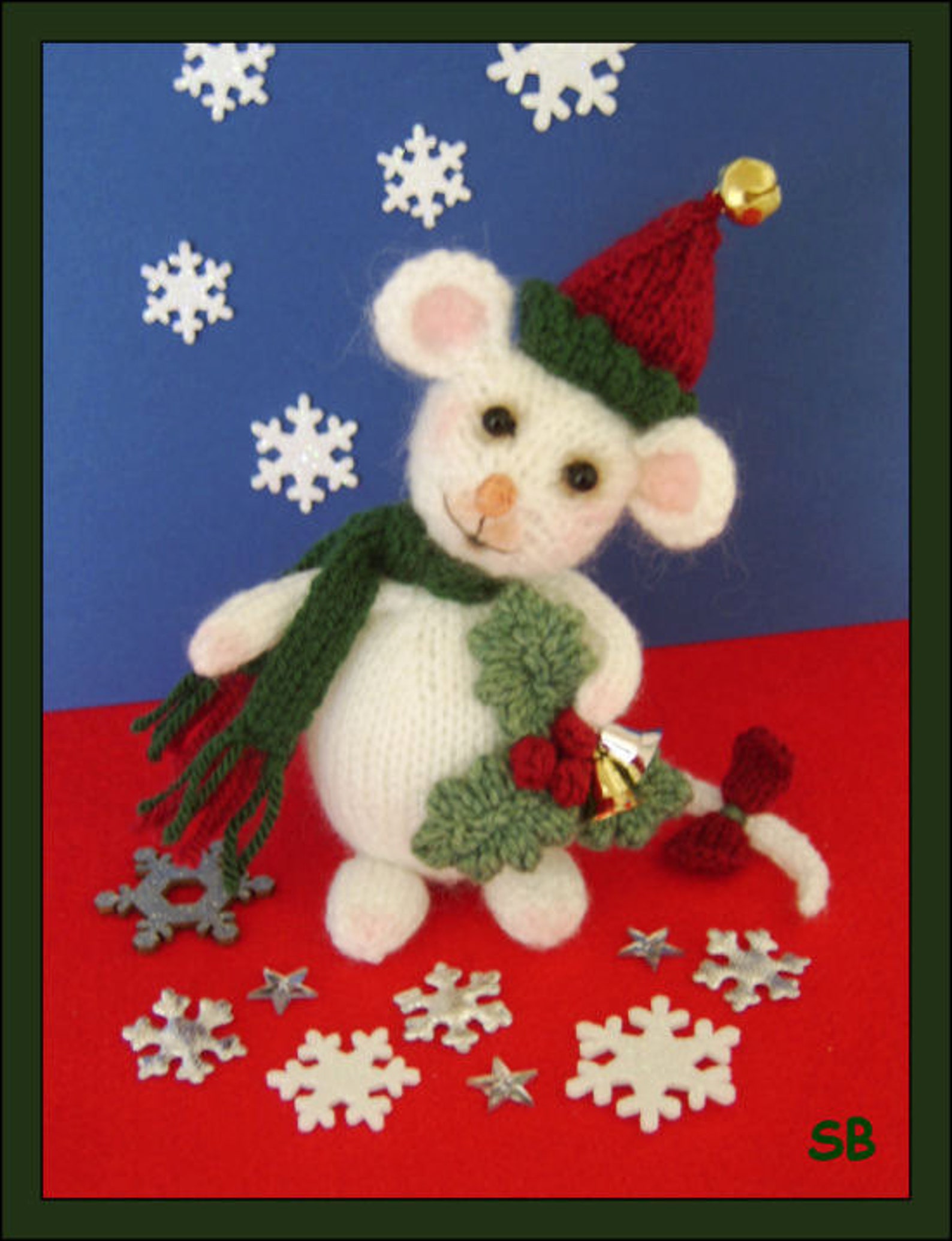 Holly the Christmas Mouse : Pattern Only IMMEDIATE DOWNLOAD - Etsy