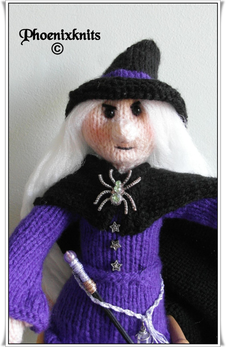 Witchhazel the Flying Witch Knitting Pattern PDF Download - Etsy UK