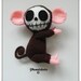 Skelly Chimp Monkey Knitting Pattern PATTERN ONLY Immediate PDF Dowload ...