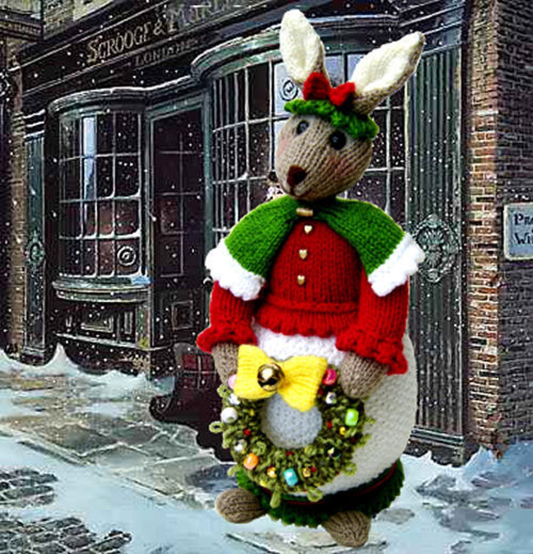 Rebecca Christmas Rabbit : Pattern Only IMMEDIATE DOWNLOAD - Etsy