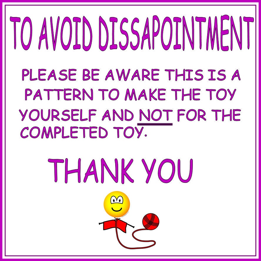 Pet Demon : Pattern Only IMMEDIATE DOWNLOAD - Etsy