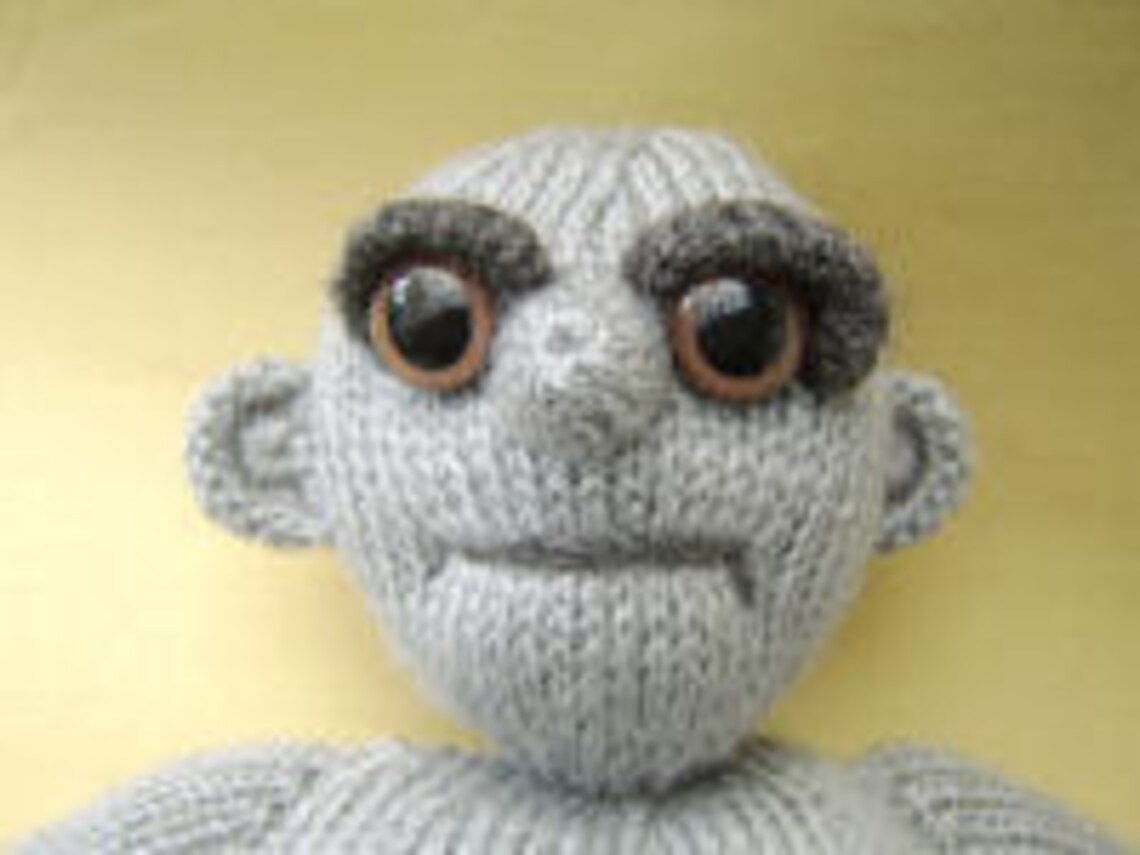 Thugnard the Troll Great Knitted Troll : Pattern Only - Etsy