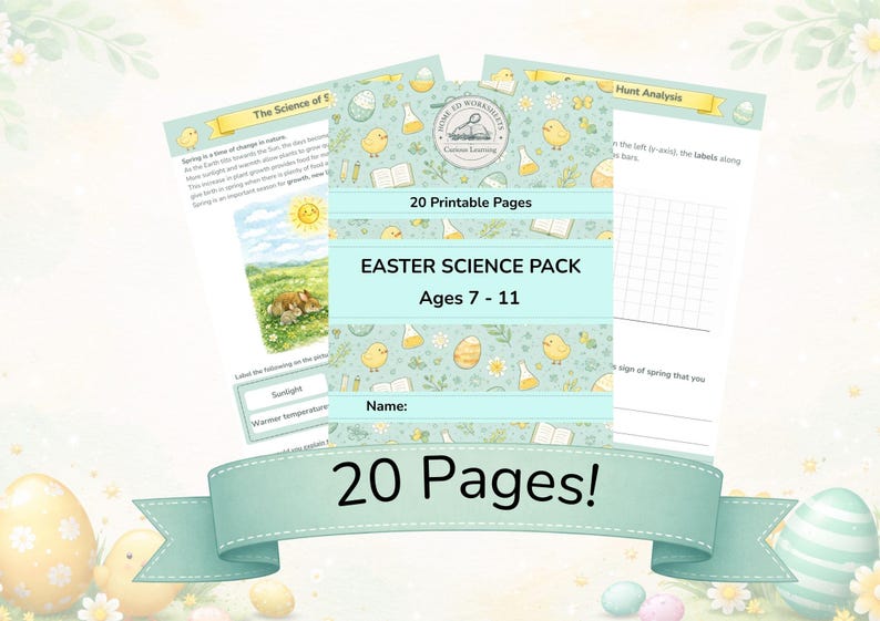 Easter Science Pack for KS2 | 20 Printable Worksheets | Ages 7–11 ...