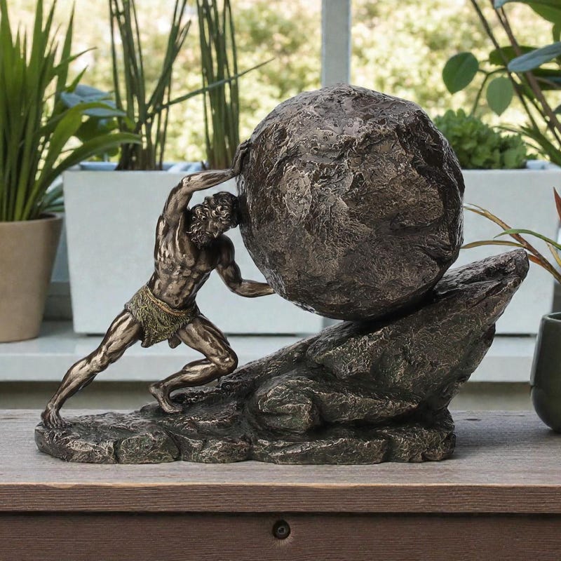 Sisyphus Statue - Etsy