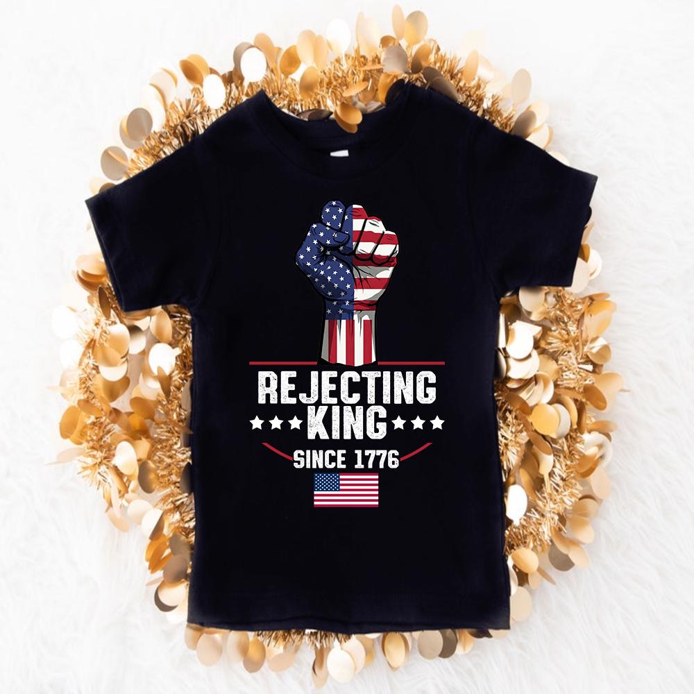 Rejecting Kings Since 1776 Patriotic USA Design - Etsy