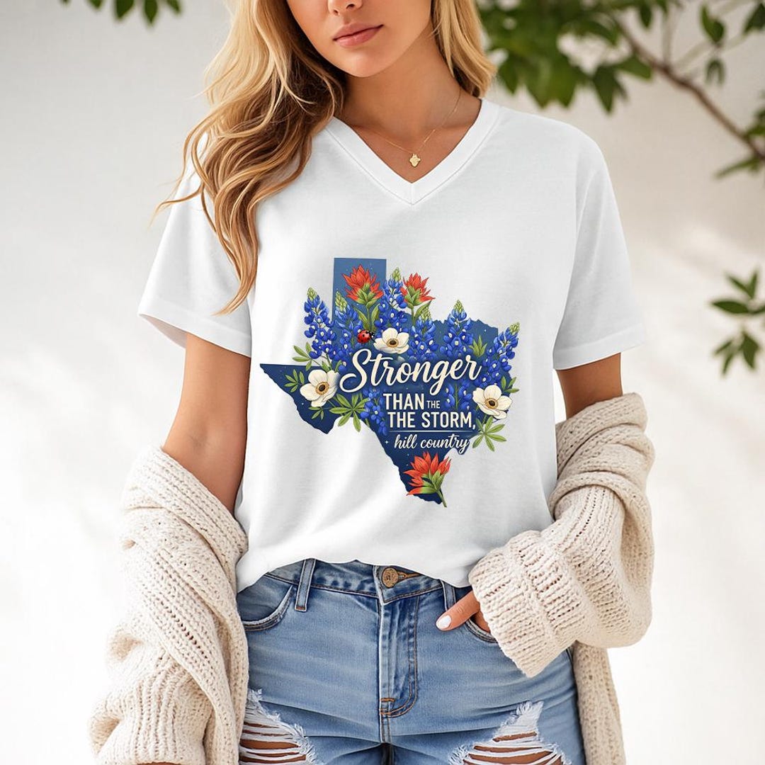 Texas Strong Flood Disaster Shirt, Hill Country Flooding Survivor Shirt ...