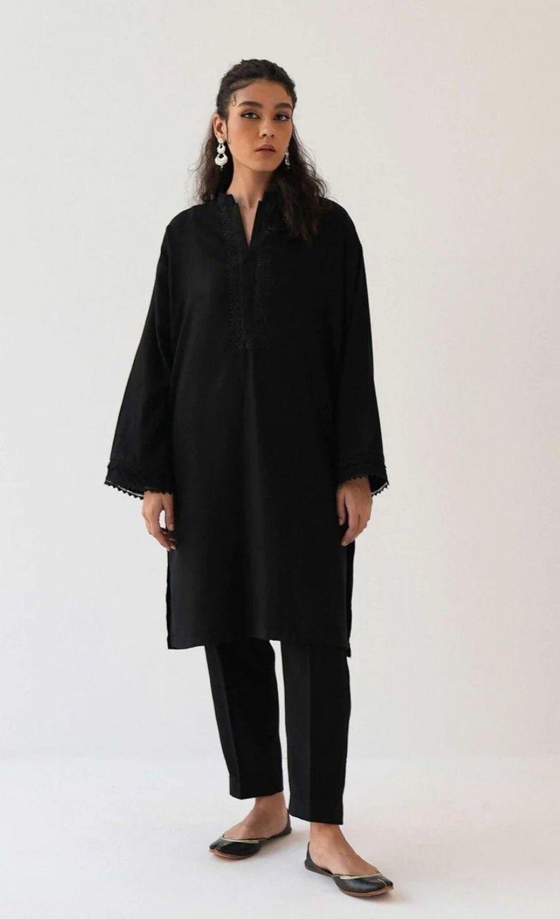 Soft Cotton Co-ord Set Kurta Pant Palazzo Pants & Loose Kurti Long and ...
