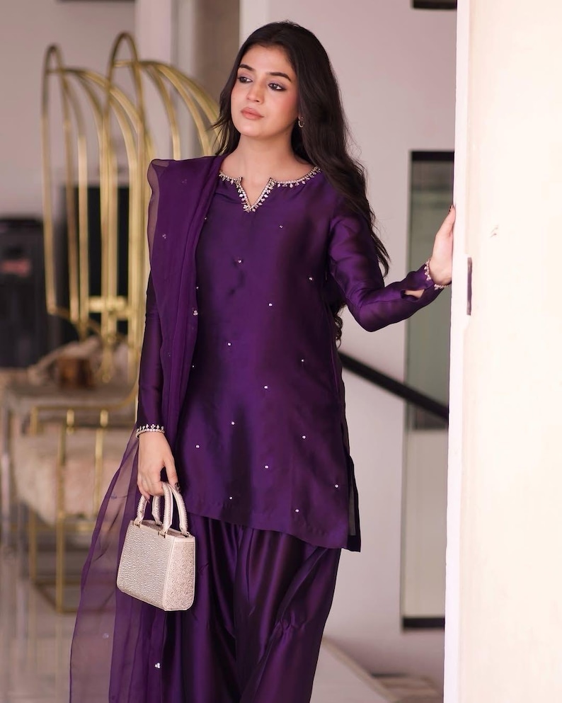 Silk Shalwar Kameez|pakistani and Indian Wedding Dress|party Wears - Etsy