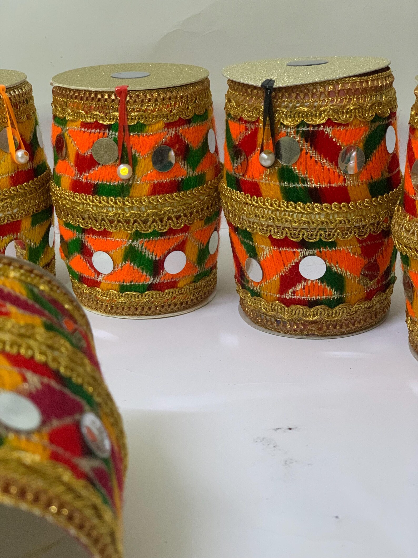 Handcrafted Decorative Drum Boxes: Indian Festive Favor, Wedding ...