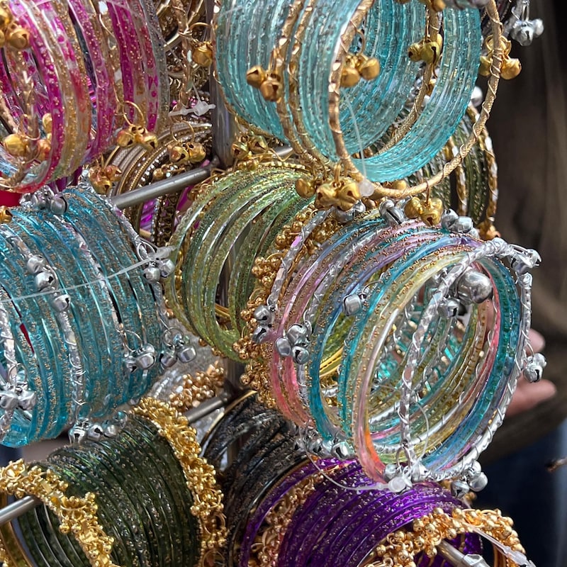 Buy Kashmiri Glass Bangles Set Online In India - Etsy India