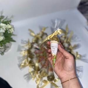 Traditional Desi Wedding Favors - Fennel Saunf Cones for Dholki Gifts ...