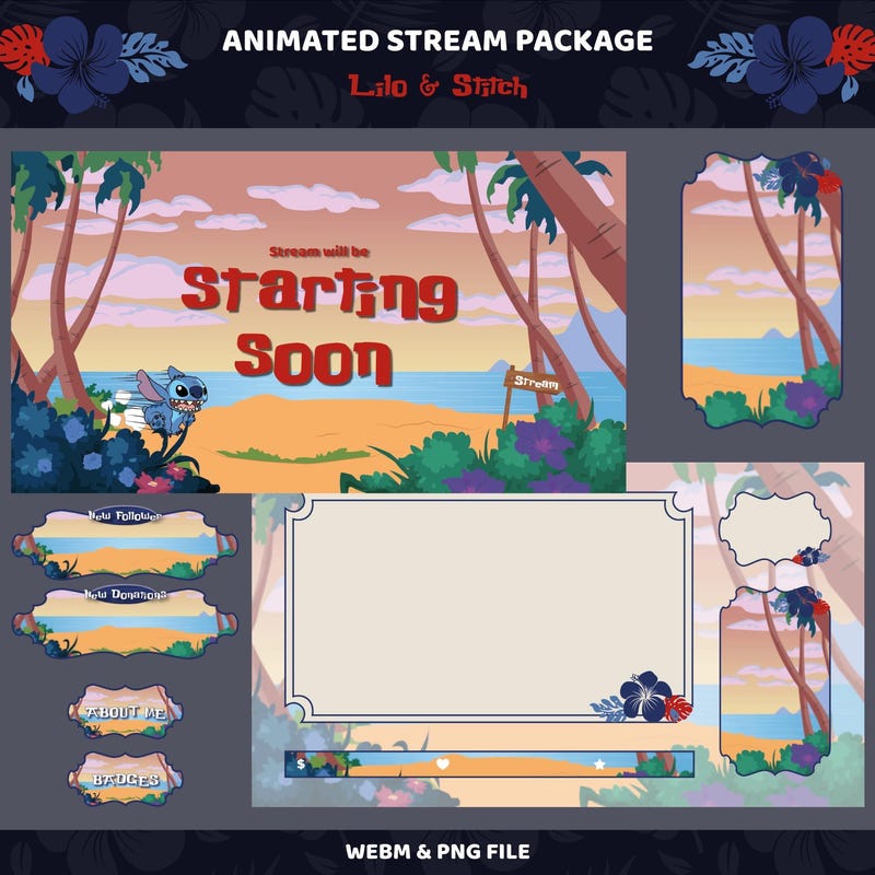 Red Angel Twitch Overlay - Etsy