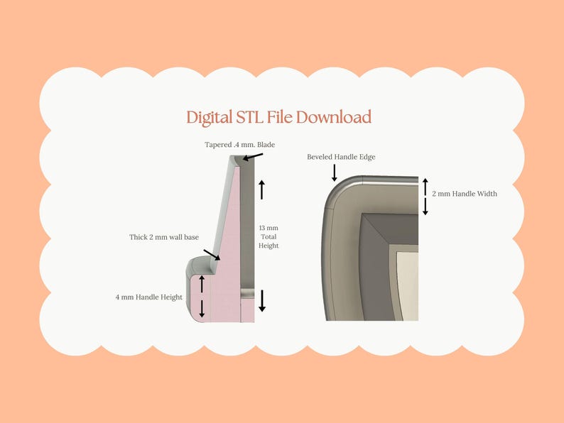 Lemon No. 2 Clay Cutter | Lemon STL File - Digital Citrus Cutter for ...
