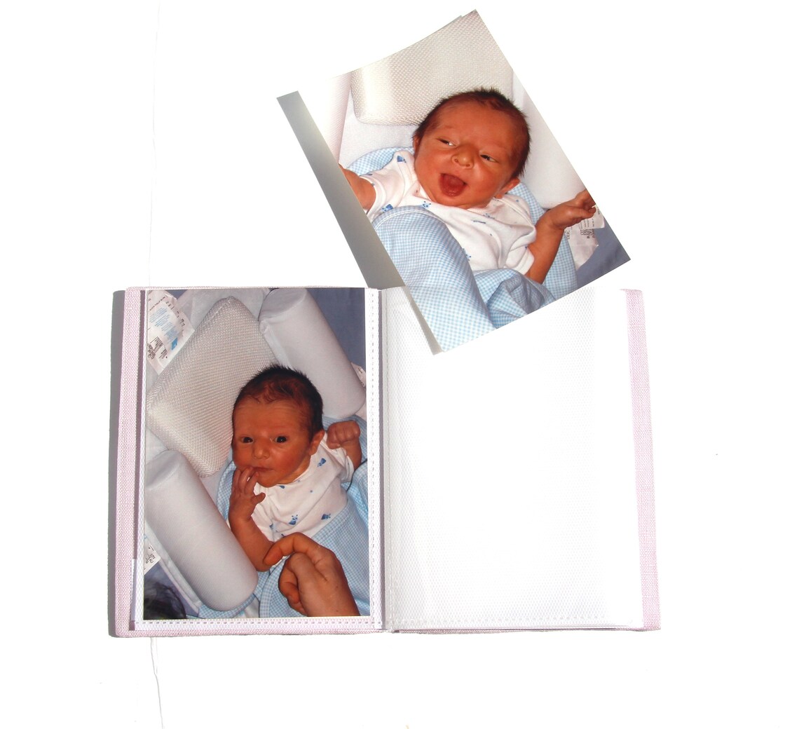 Baby Photo Album / Brag Book . French Handwriting . 'images De Bébé ...