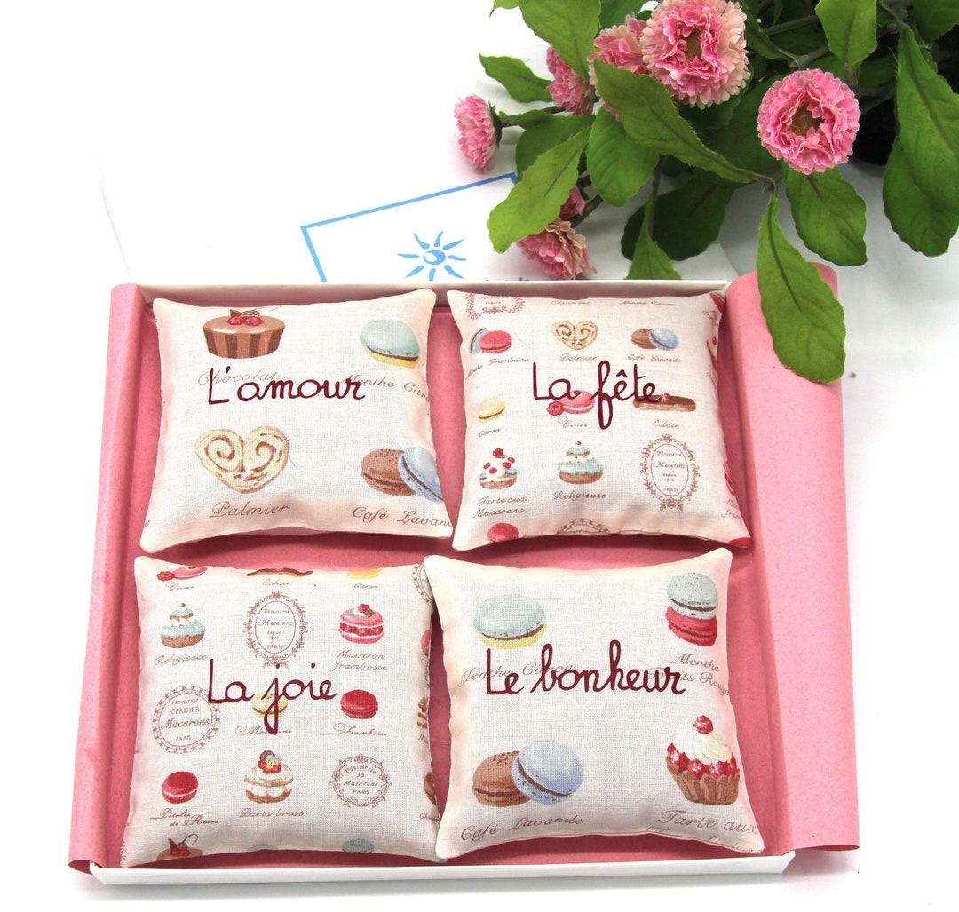 Giftbox for Mom, 4 French Lavender Sachets in Cotton With French ...