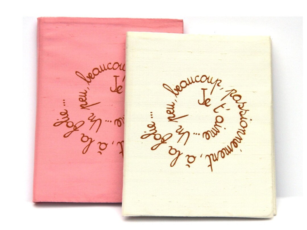 Silk Photo Album With French Love Poem. Small 6x4 Photo Album/brag Book ...