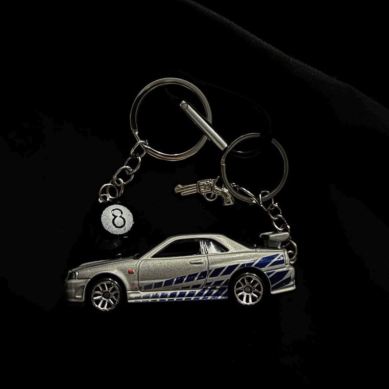 Hot Wheels Keychain Nissan Skyline - Etsy