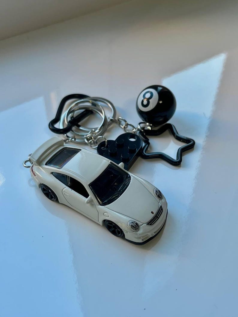 Hot Wheels,matchbox Custom Keychain in 1:64 Scale. Porsche Model - Etsy