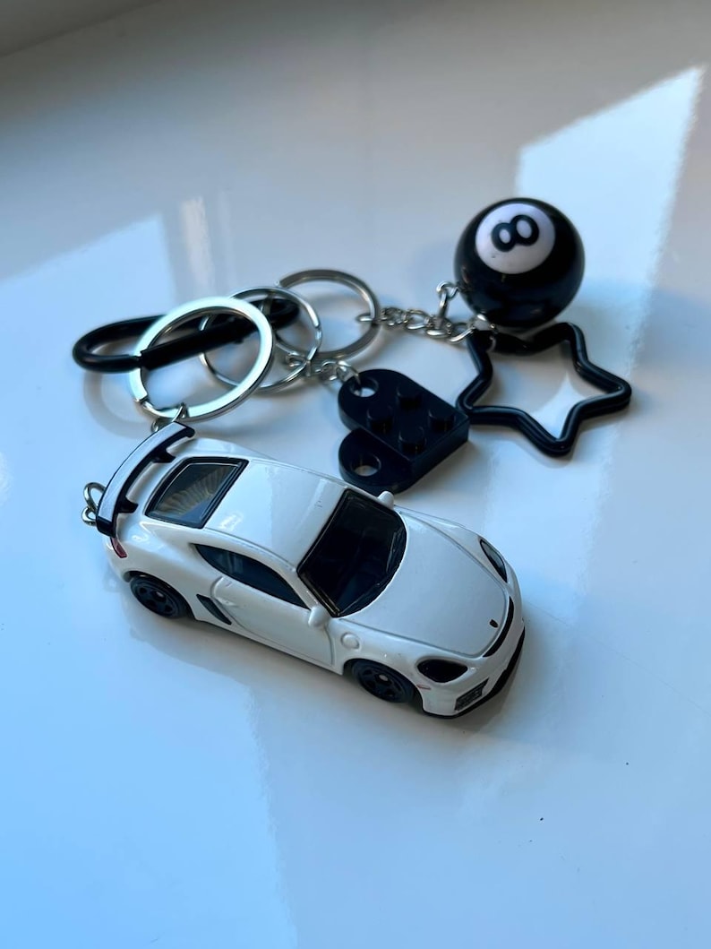 Hot Wheels,matchbox Custom Keychain in 1:64 Scale. Porsche Model - Etsy
