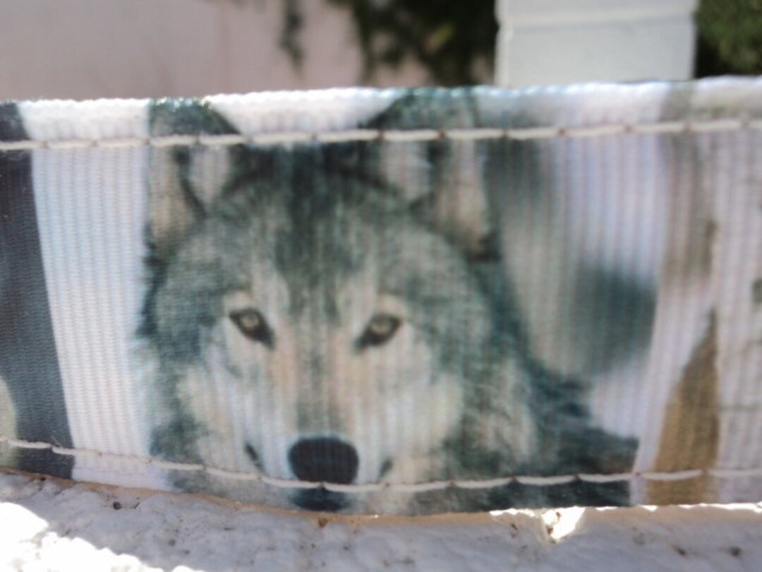 Wolves Dog Collar Side Release Dog Collar or Martingale Dog Collar, 1 ...