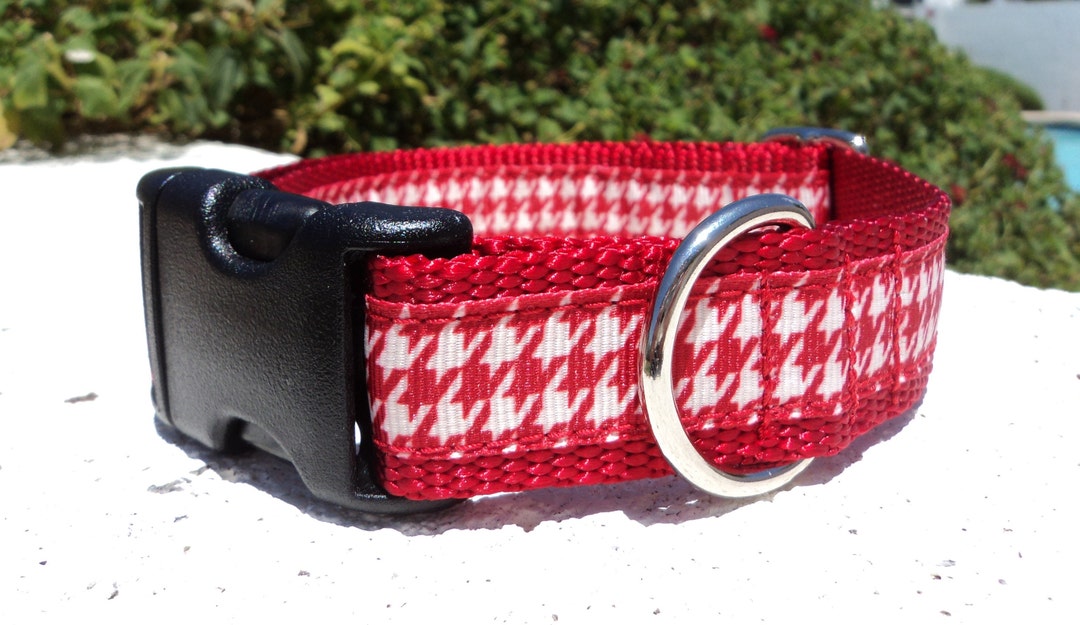 Dog Collar Houndstooth; Quick Release 3/4" or 1" S - L, Blue Sold Out ...