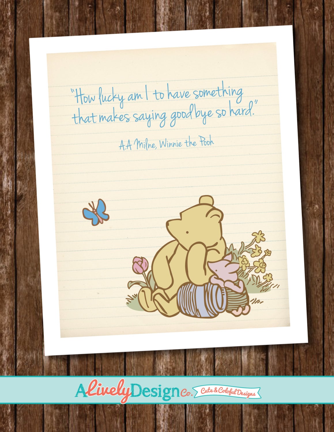 Winnie the Pooh Quote Poster / Winnie the Pooh Decor / Winnie the Pooh ...