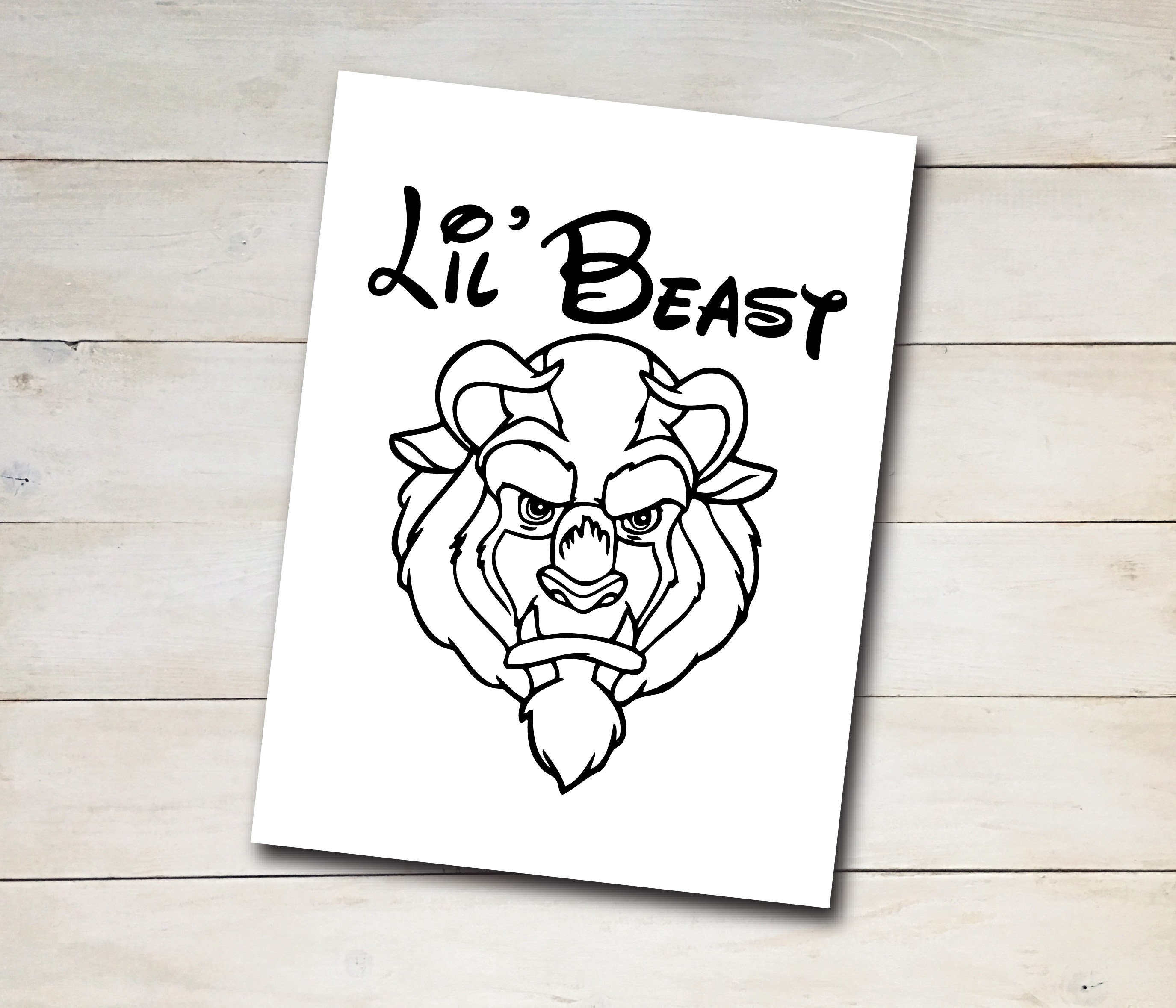 Beast SVG / Lil Beast / SVG for Cricut / SVG for Silhouette - Etsy