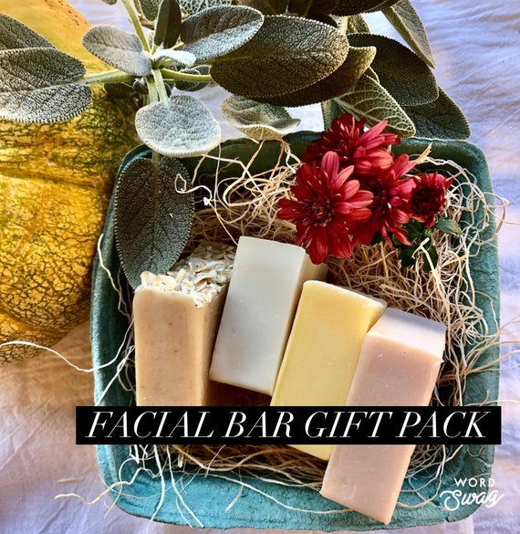 Facial Bar Soap Gift Pack Face Soap Gift Set Facial Soap - Etsy