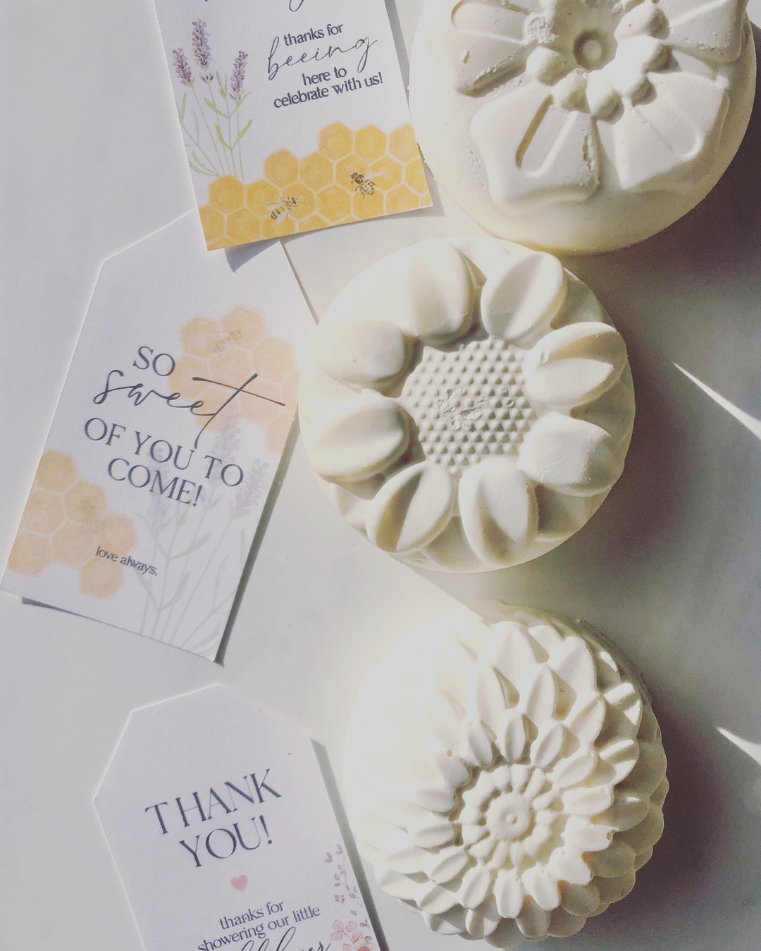 Flower Wedding Favor Soaps | Flower Bridal Shower Favor Soaps | Custom ...