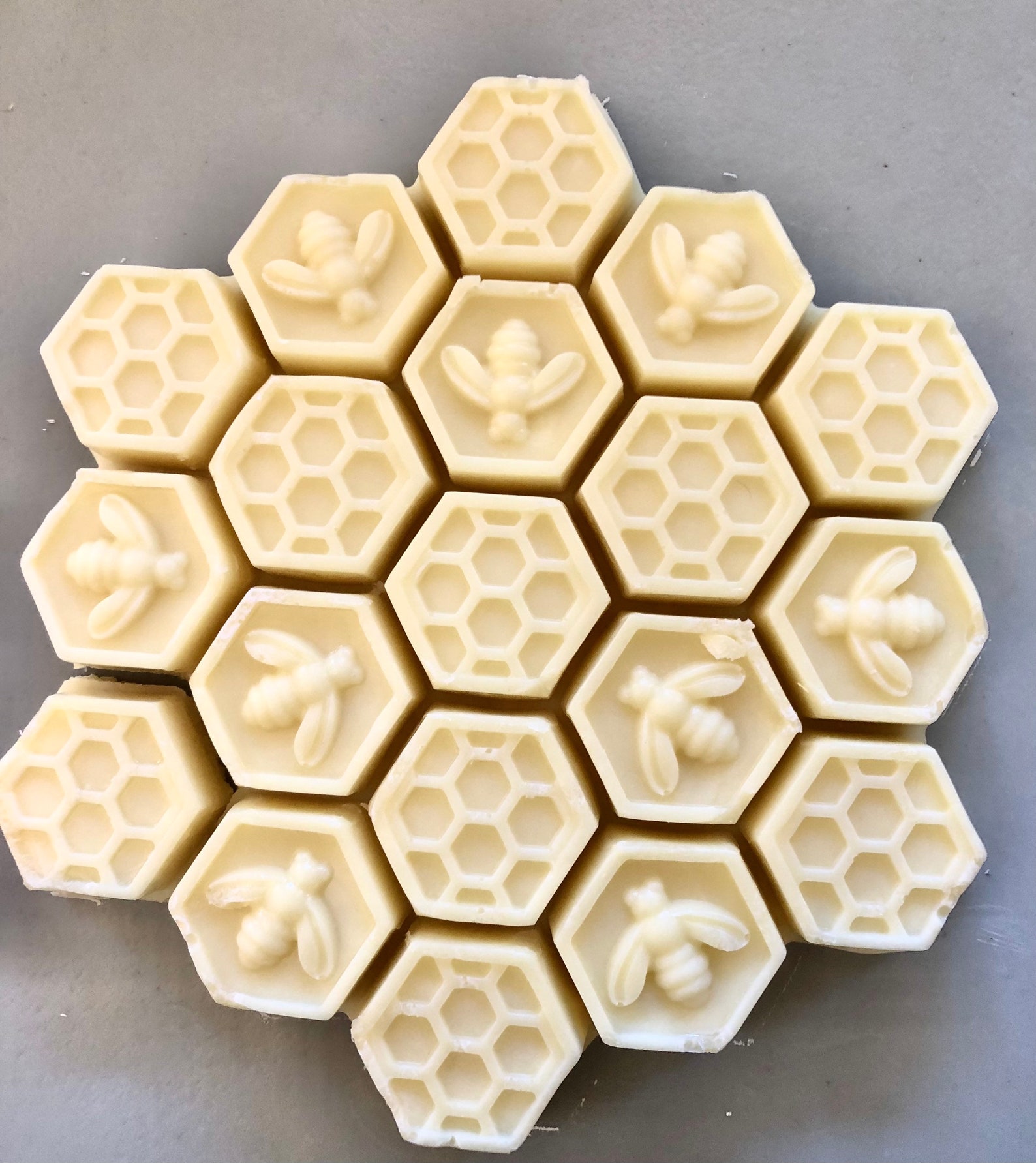 Oats Honeycomb Bee Soaps: Handmade Favor Mini Soaps, Baby Shower Gift ...