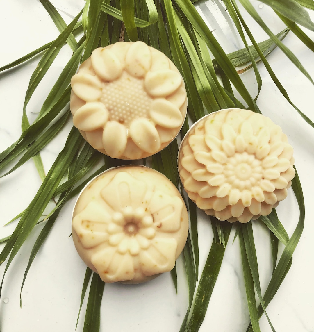 Lemongrass Flower Soap Favors Bar Soaps Handmade Flower Bar Soap ...