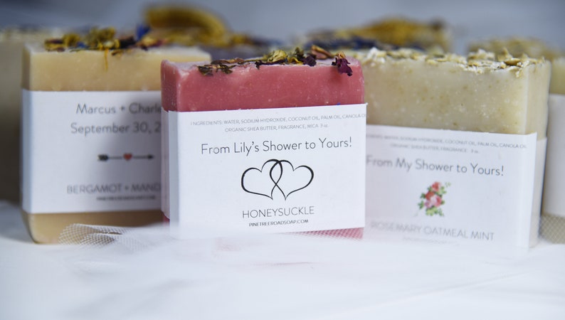 Custom Bridal Shower Favor Soap Soap Favor Wedding Shower Etsy
