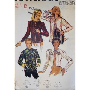 Tang Jacket Pattern, Mandarin Collar, Button Loop Closure, Long Sleeves ...