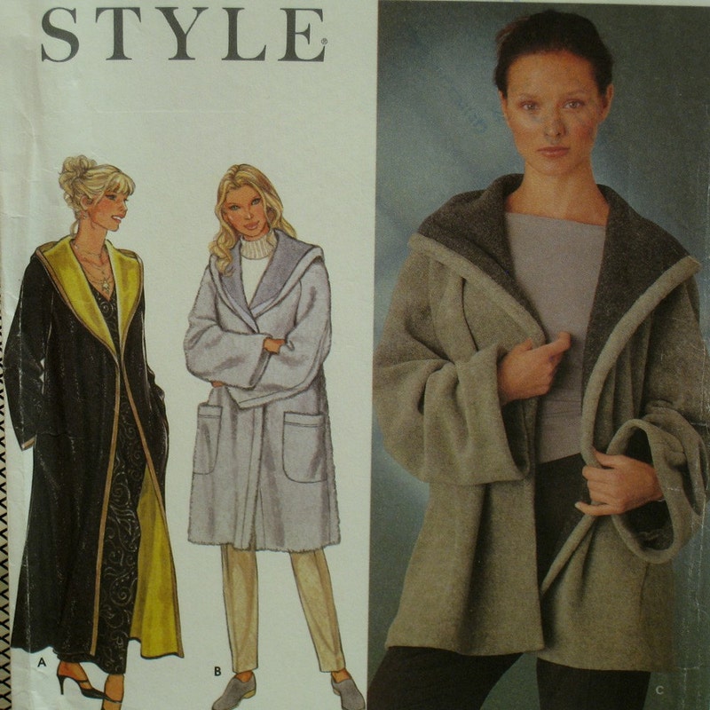 Hooded Coat Pattern - Etsy