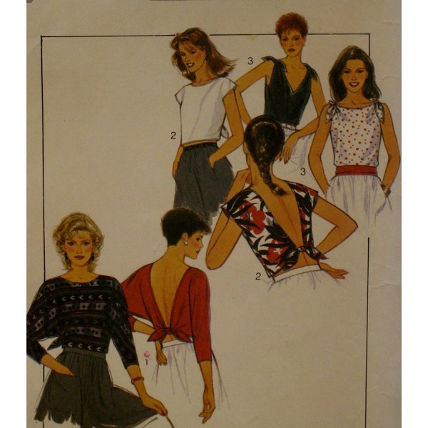 Tie Back Top Pattern - Etsy