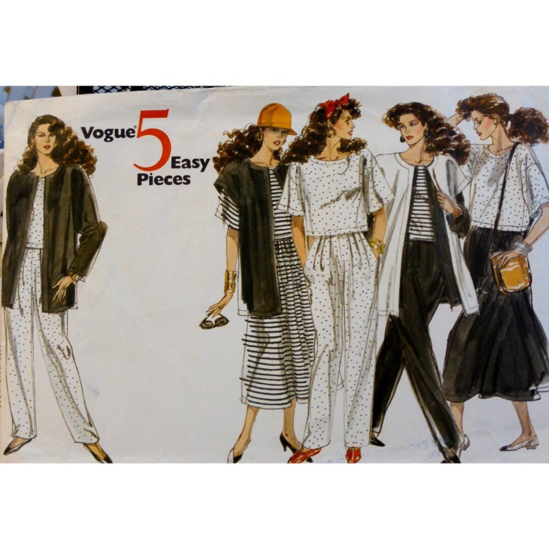 5 Easy Pieces Wardrobe, Pleated Pants, Short Top, Gathered Skirt, Long ...