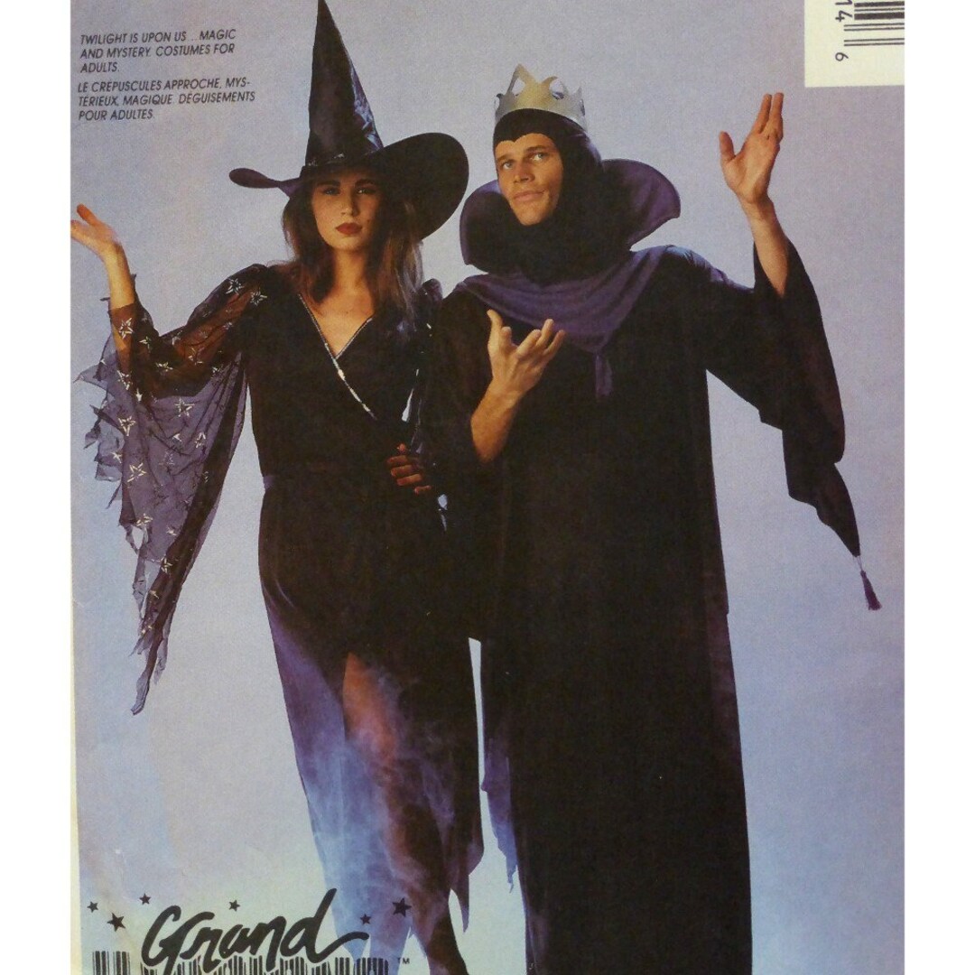 Grand Illusions Costume Witch Wizard Cloak Tunic Shaped - Etsy