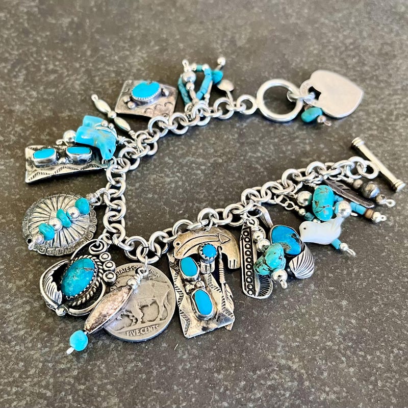 Turquoise Charms - Etsy
