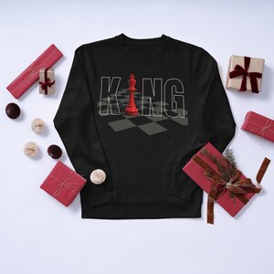 King Chess Printable Art | Bold Chess King With Fallen Pawn | Digital ...