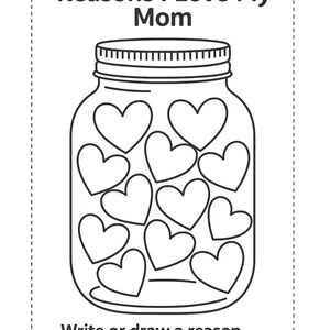 Unique Mother's Day Gift: Printable Coloring Book for Her, Mother's Day ...