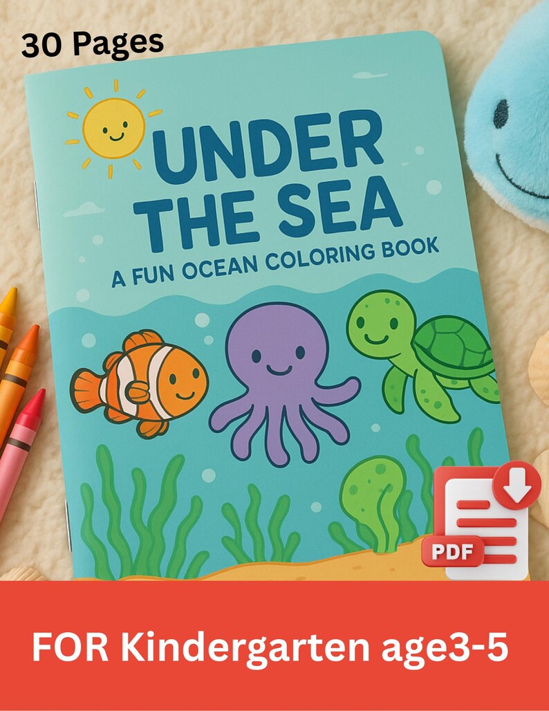 Ocean Adventures Coloring Book - Printable Sea Life Pages for ...
