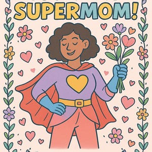 Unique Mother's Day Gift: Printable Coloring Book for Her, Mother's Day ...