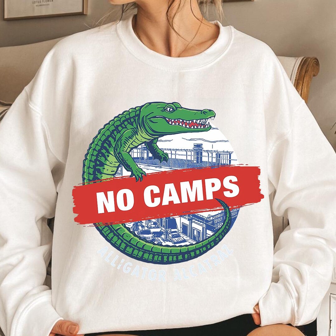 Anti Alligator Alcatraz PNG, Stop Alligator Alcatraz Design, Save ...