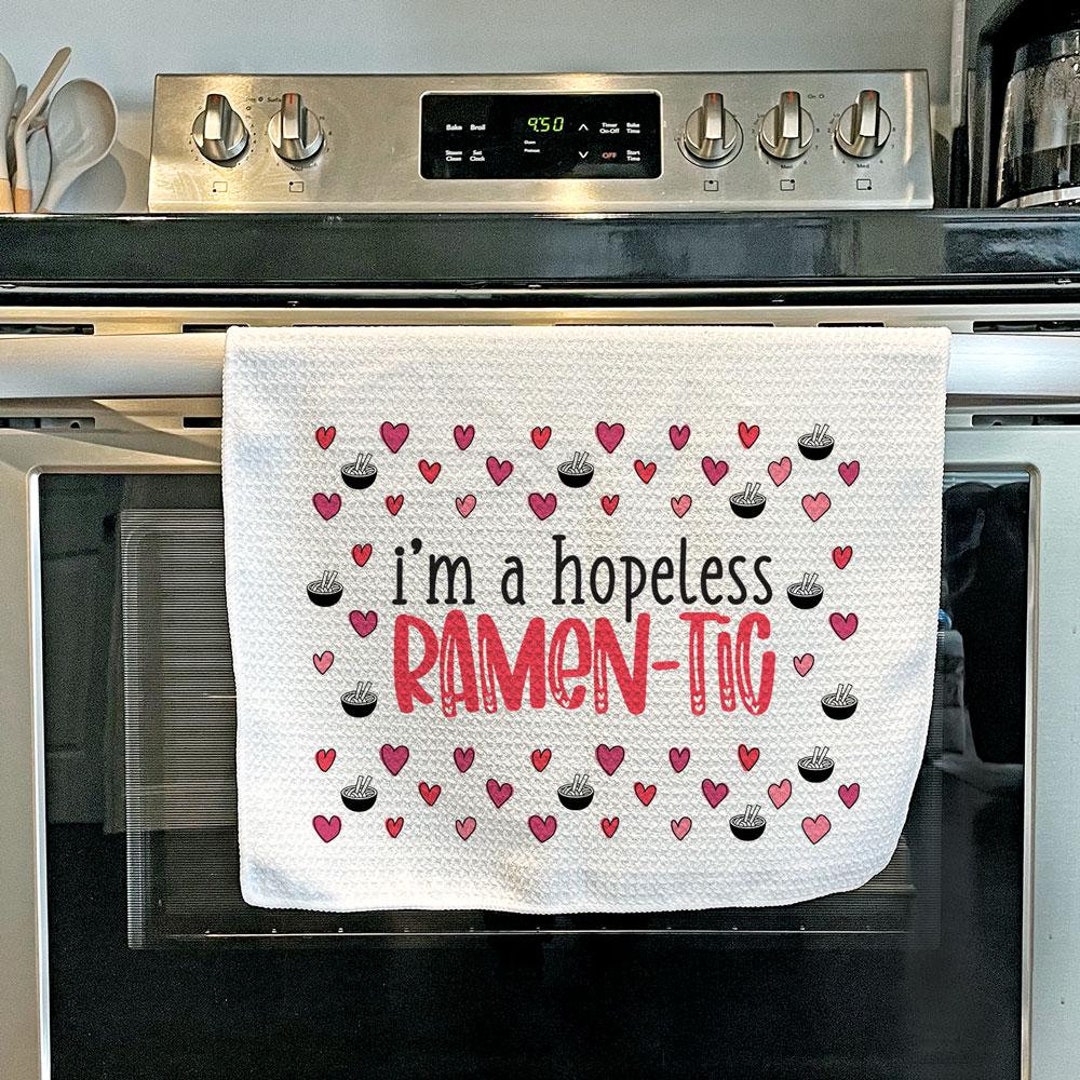 Waffle Weave Hand Towel, I'm a Hopeless Ramentic - Etsy